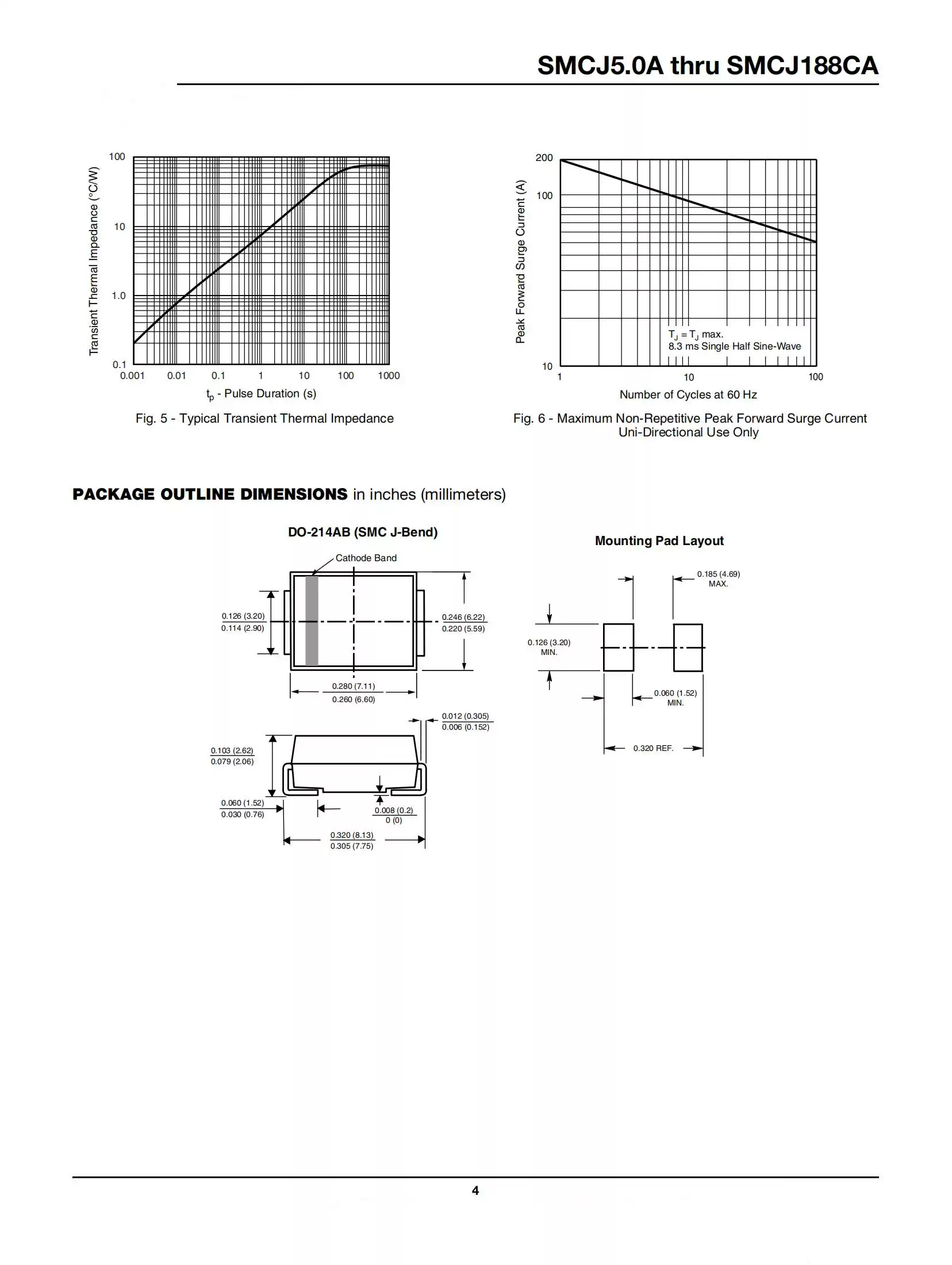TVS瞬态抑制二极管 SMCJ45/48/51/54/58/60/64A/CA 单双向-Taobao