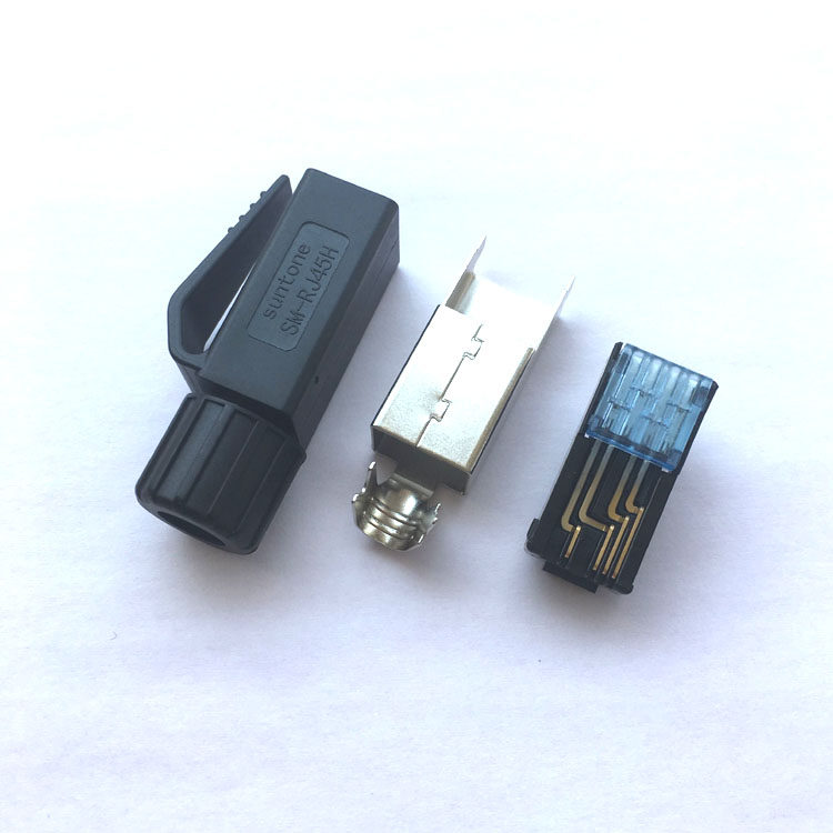 Taiwan suntone RJ45 Industrial Crystal head Ethernet Plug EtherCAT SM ...