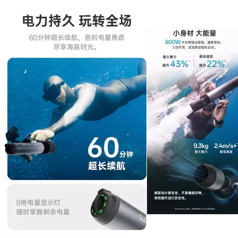 Waydoo Subnado Plus：解锁水下自由新姿势，潜水爱好者的终极装备！-水下推进器-淘宝好物网