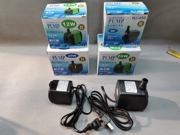 [USD 5.40] Aquatic Fish Tank Submersible Pump Turtle Cylinder Pump ...