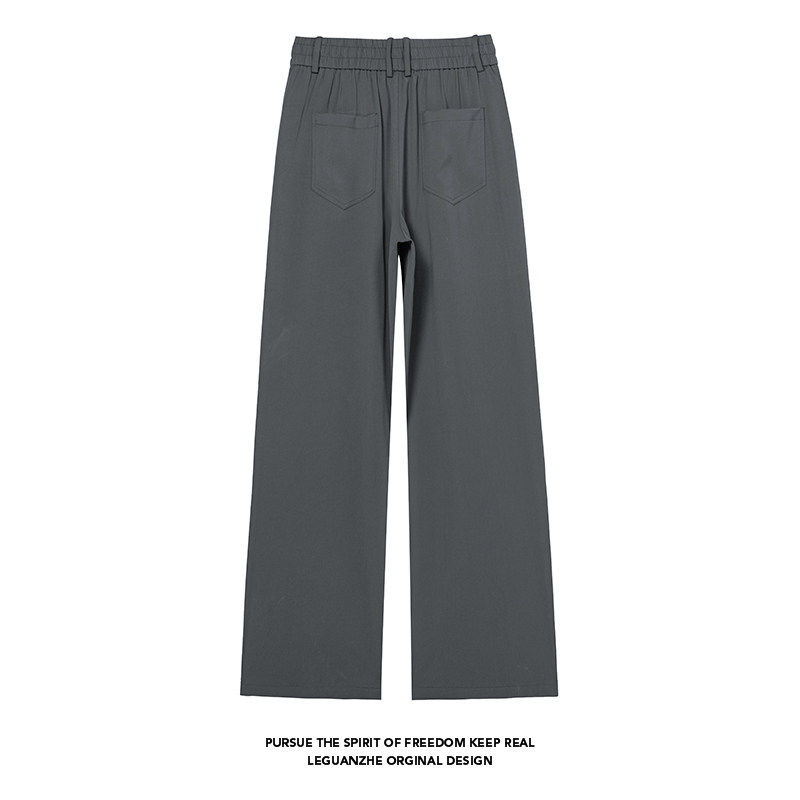 复古温柔宝藏：HK25755 ONLY BLUE潮美式A字阔腿西裤_裤子_淘宝服装网