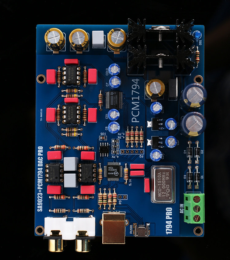 Купить Rhodeyu USB Card PCM1794 декодирование панель DAC комплект ...