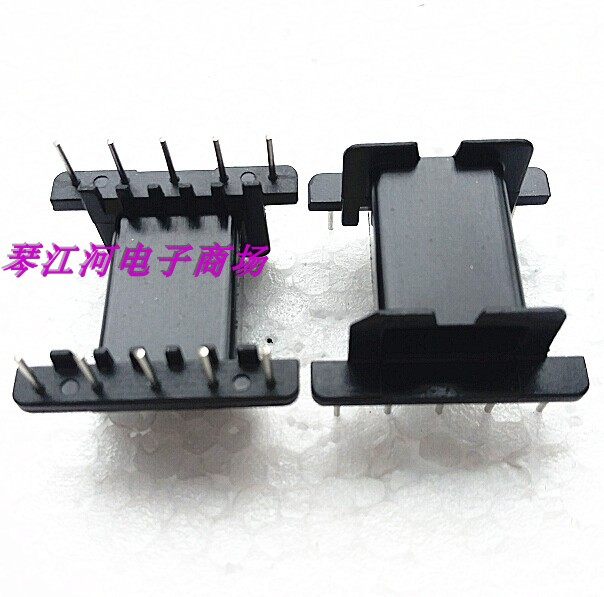 EFD25高頻磁芯骨架臥式直插5+5 bobbin-Taobao