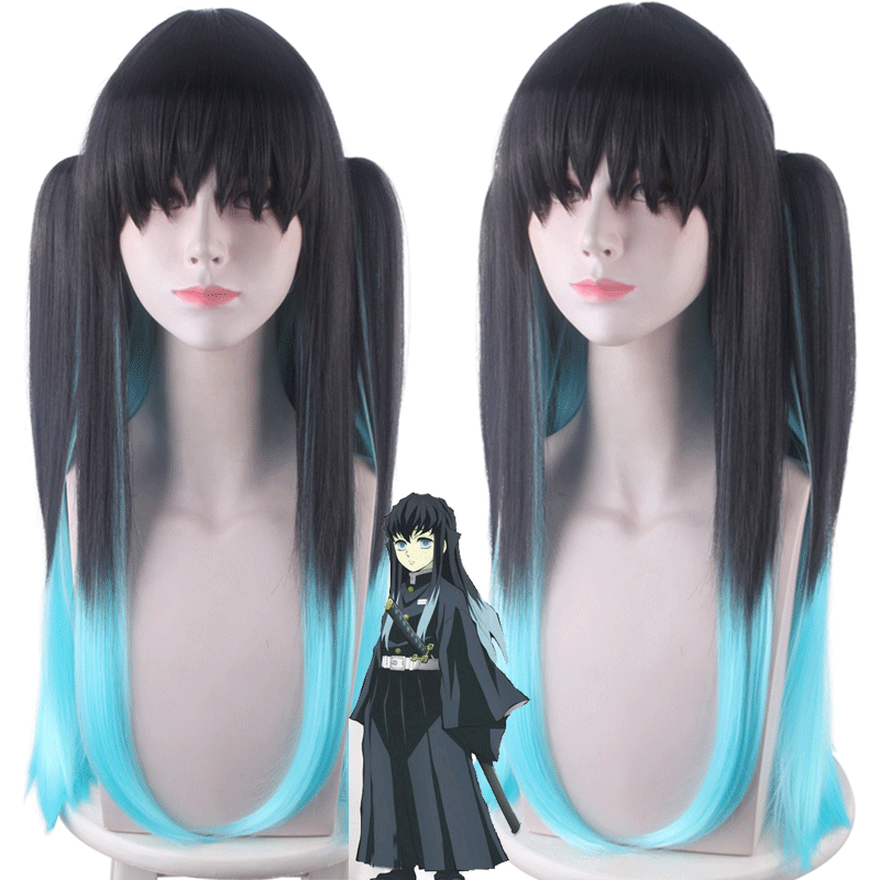 Demon Slayer : Kimetsu no Yaiba Muichiro Tokito Cosplay wigs #1169092 ...