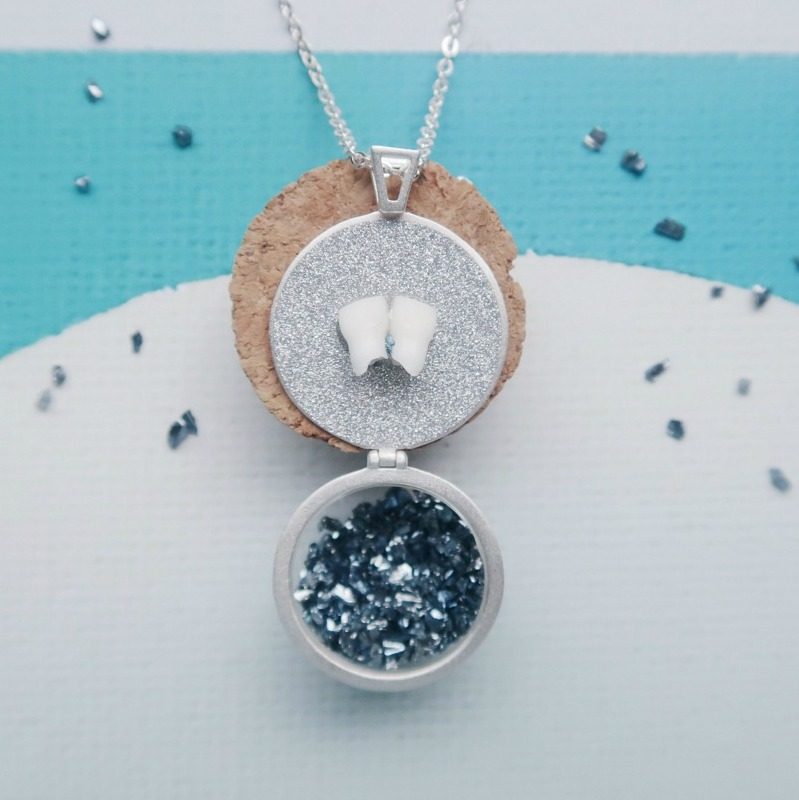 Tooth Fairy custom children's baby tooth pendant necklace custom wisdom ...