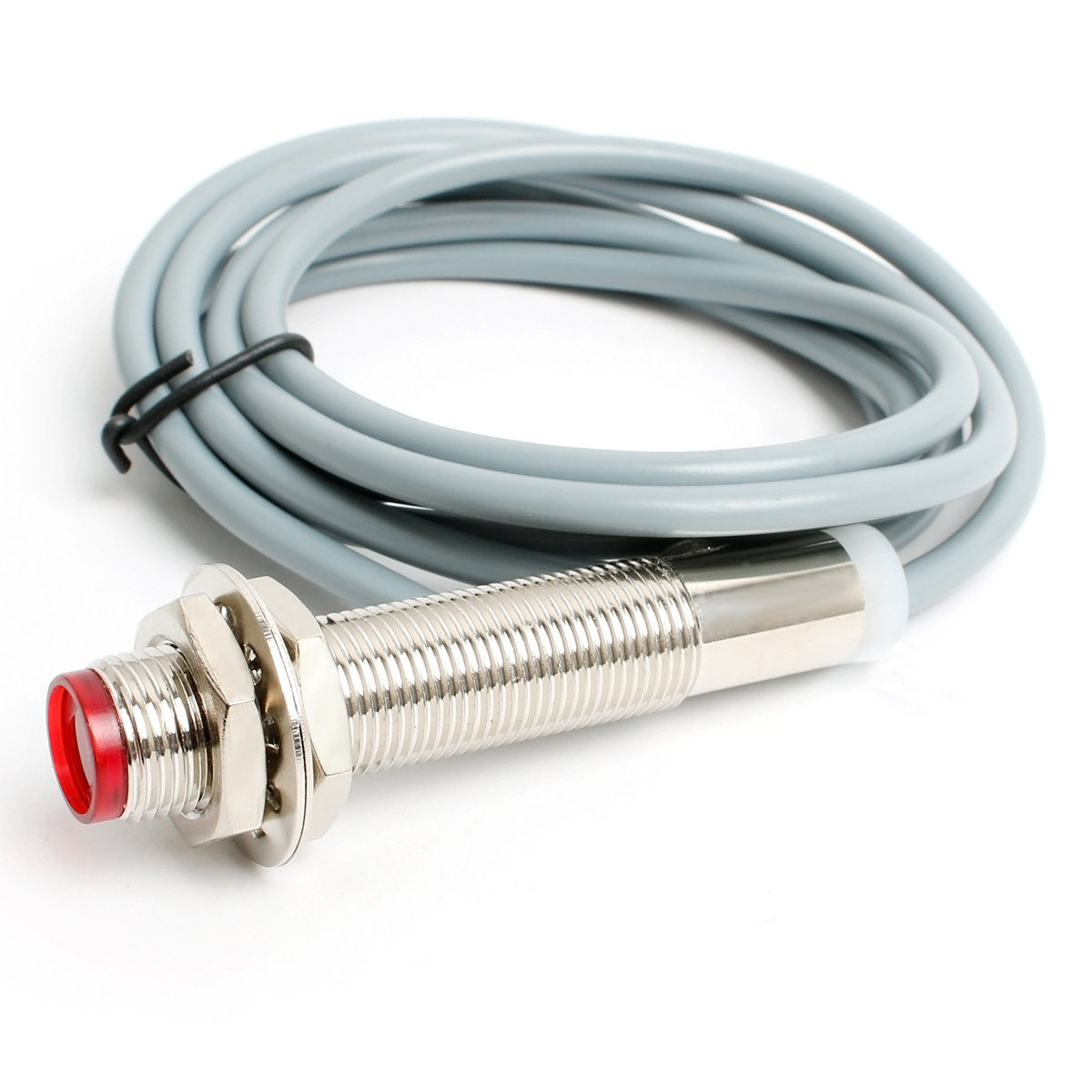 M12 laser diffuse reflection photoelectric switch visible light sensor ...