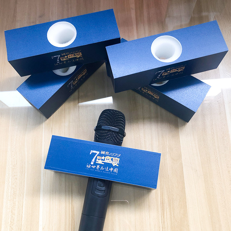 [USD 14.24] Mickey microphone box Large-size custom-made table logo ...