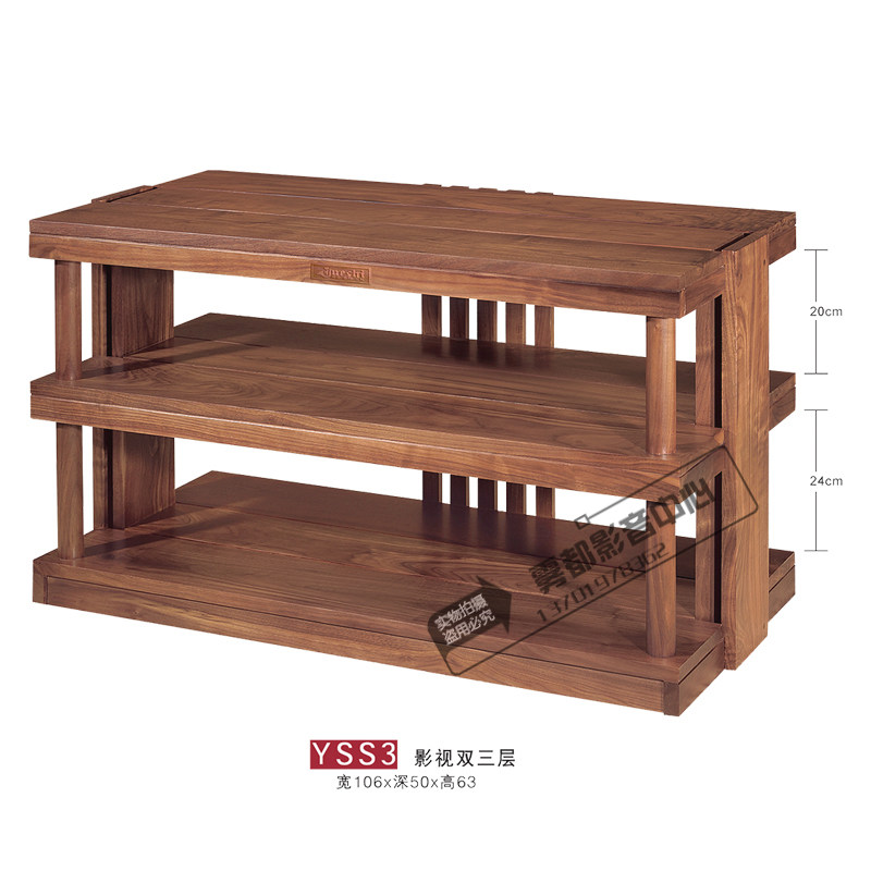 [USD 640.36] Jazz Rack Full Solid Wood Audio Equipment Rack Movie ...