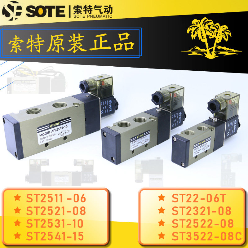 SOTE solenoid valve ST2521-08ST2531-10 41-15 ST22-06T DC24V AC220V