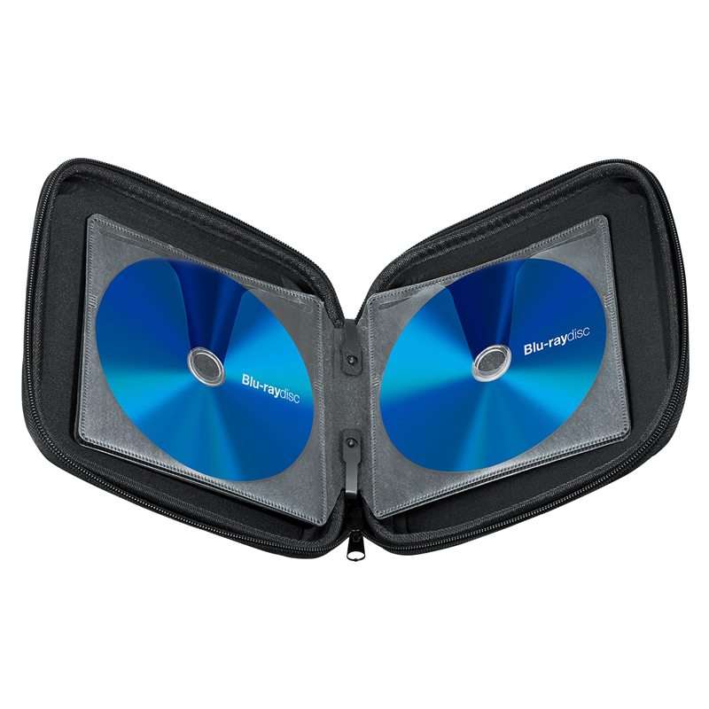 日本SANWA蓝光光盘包大容量收纳神器！游戏党狂喜，CD/DVD/NS卡带全搞定？!-光盘盒-淘宝好物网