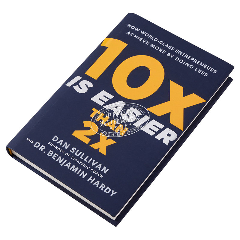 🚀揭秘10倍成长的秘密！Dan Sullivan的《10x Is Easier Than 2x》震撼来袭！-管理类原版书-淘宝好物网