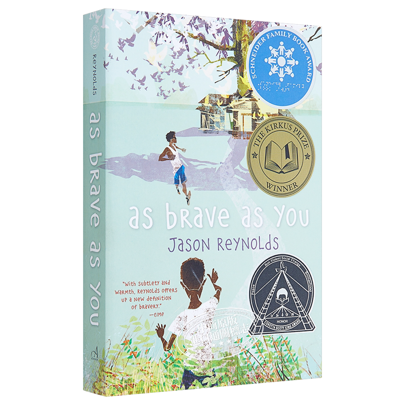 As Brave as You 英文原版 像你一样勇敢 施耐德家族好书奖 Jason Reynolds 儿童小说【中商原版】