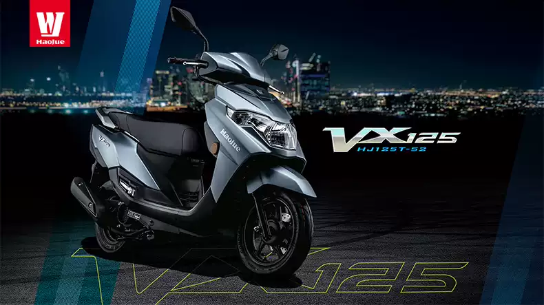 原廠豪爵踏板機車虎鯊VX125 HJ125T-52後照鏡反光鏡後視鏡配件