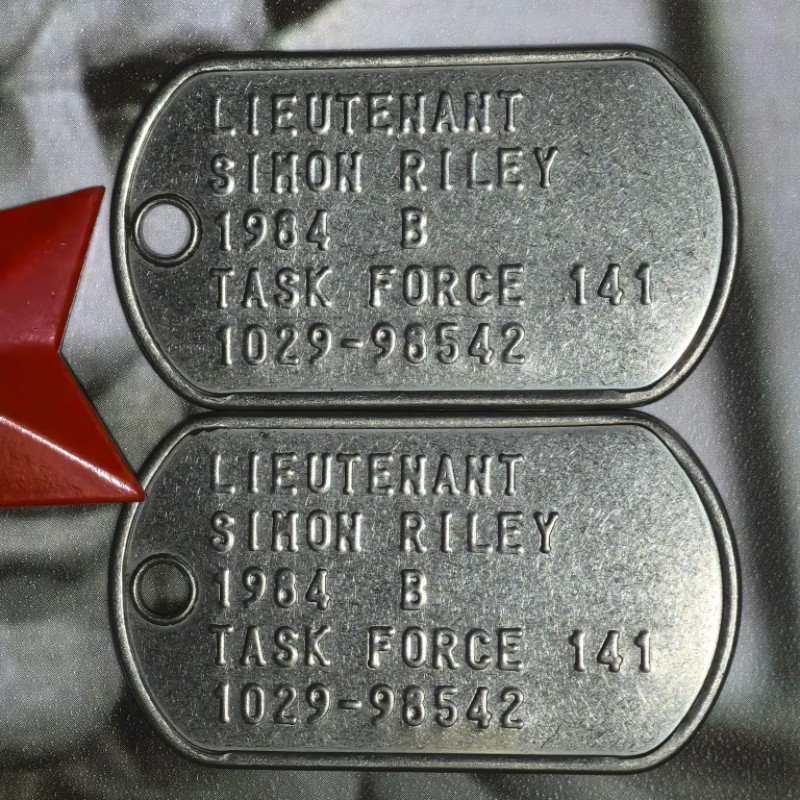 SIMON RELIY身份牌GHOST狗牌钢制姓名牌项链，🔥使命召唤幽灵COD同款！战斗感MAX！🎖️-身份牌-淘宝好物网