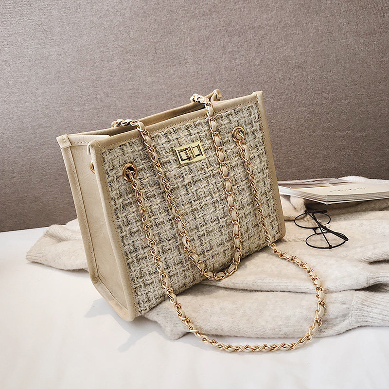 Premium sense bag female 2020 new trendy messenger bag wild ins chain ...