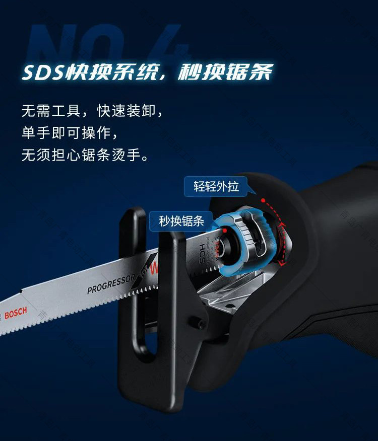 德国BOSCH博世GSA185-LI充电马刀锯无刷电动往复锯金属木材切割锯-阿里巴巴