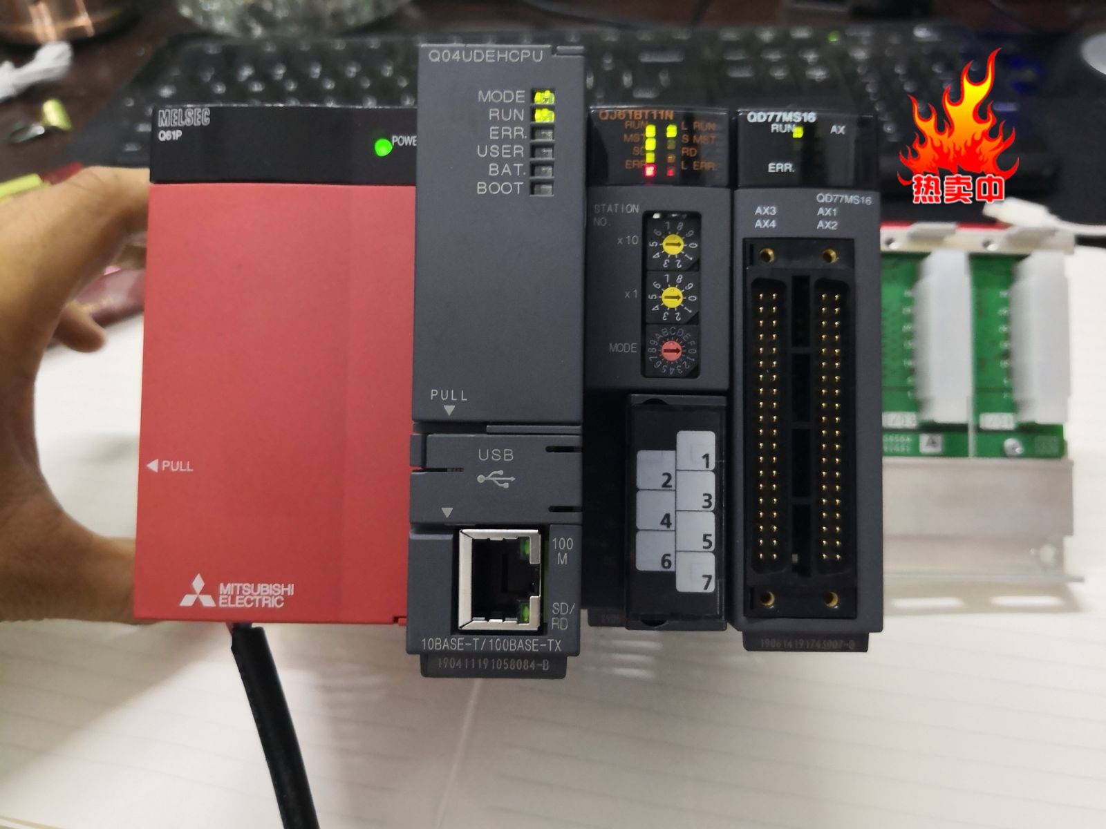 三菱Q系列PLC/Q02UCPU/Q06UDEHCPU/QJ71E71-100/Q68ADV/Q64DAN