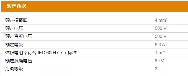 SAKSI 4N黑色魏德米勒正品熔断器保险丝接线端子4平方2697350000