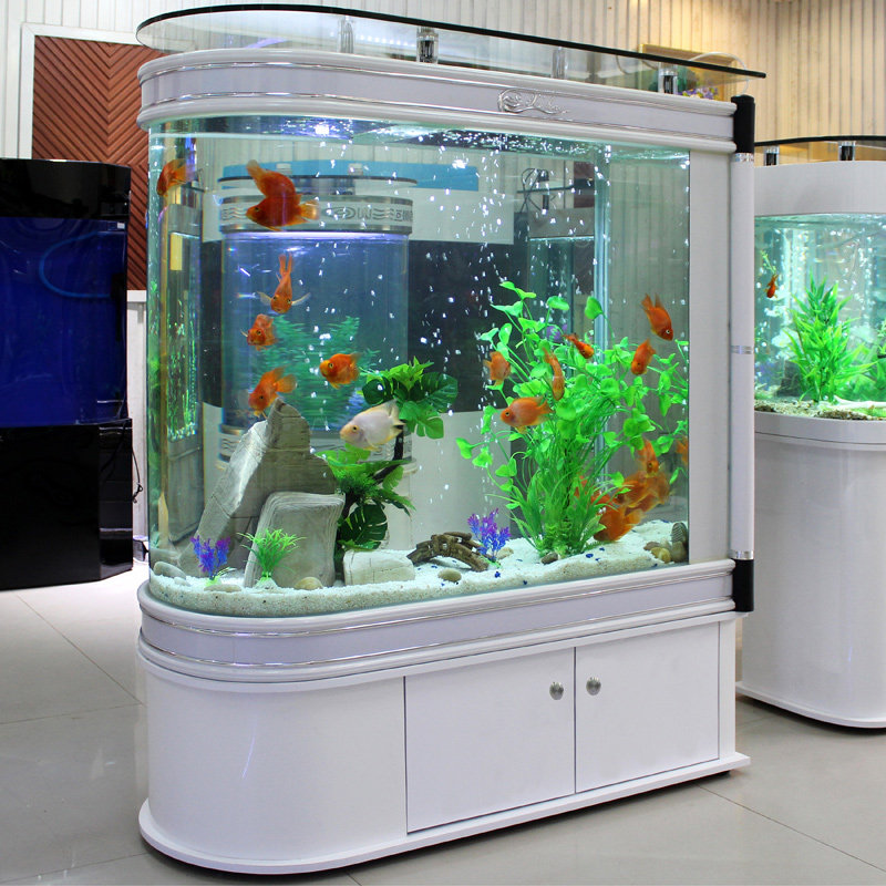 Bullet fish tank glass ecological aquarium medium lazy Screen 1 2 ...