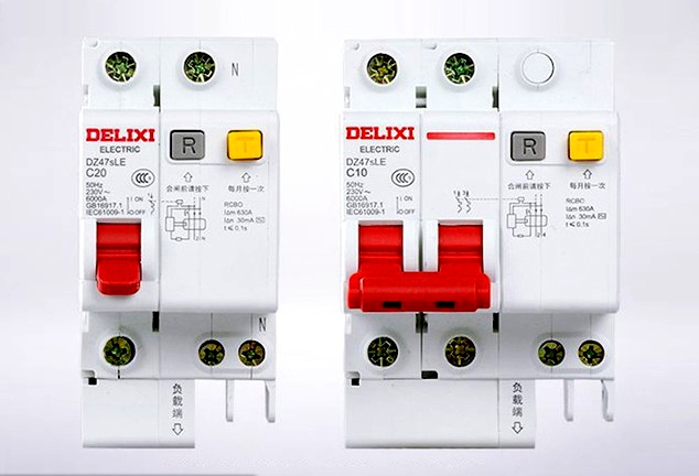 DELIXI leakage protector switch DELIXI DZ47LE C10 16 20 25 32 40 50 63