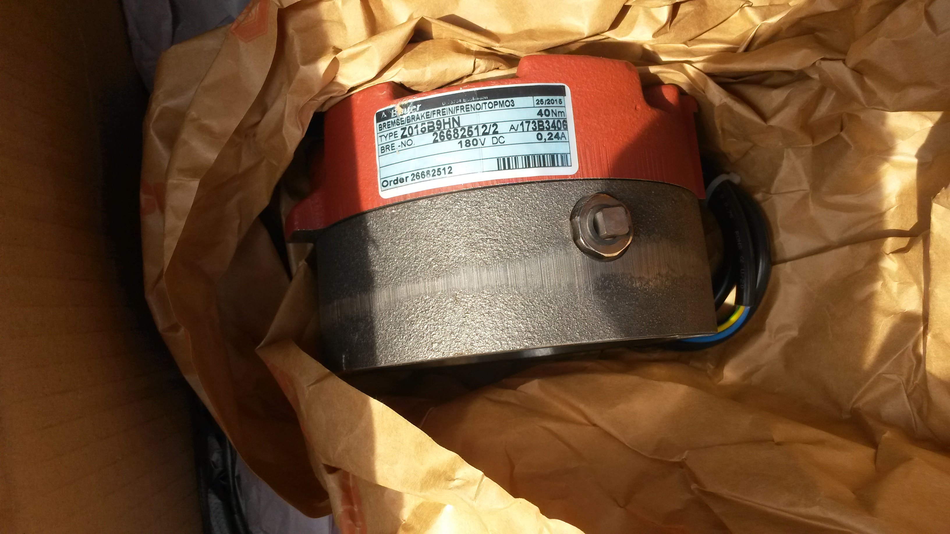 Motor brake (brake) E008B5 180VDC(105VDC) original German BAUER products