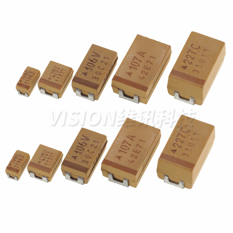 Type A tantalum capacitor 3216 1206 4 7 10 22 47 100UF 10 16 25V 475 ...