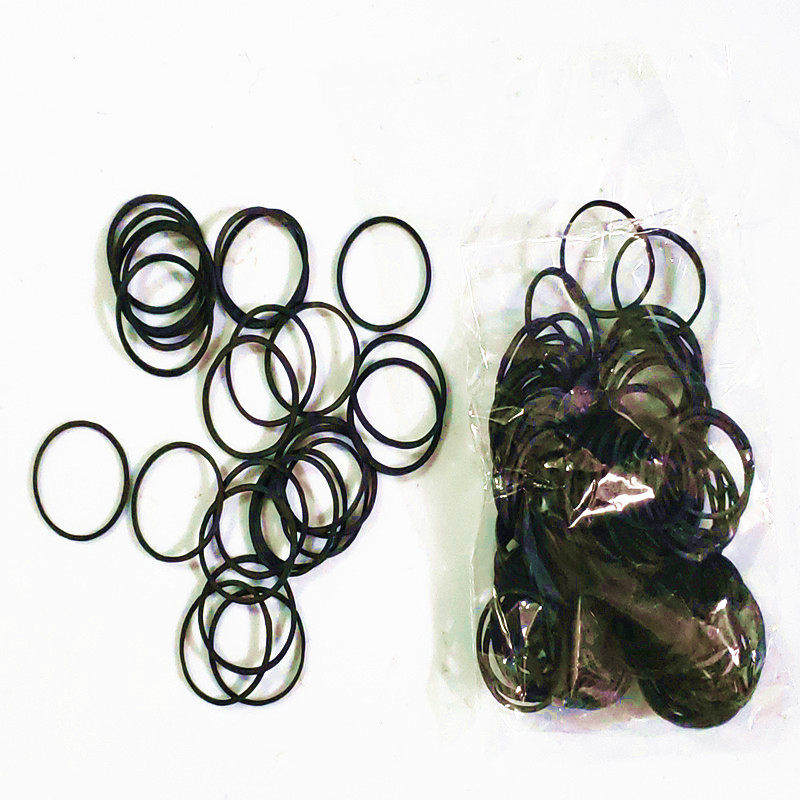 Black rubber hair extensions and rubber bands are a must-have! a pack ...