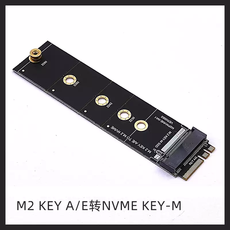 M2 KEY A转NVME卡 电脑硬件转接卡 NGFF转M.2 SSD转接卡