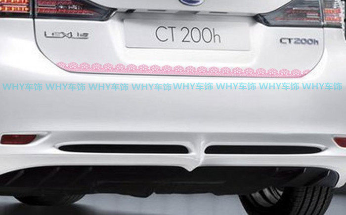 Lace car stickers The car is also sexy Classic lace car stickers free ...