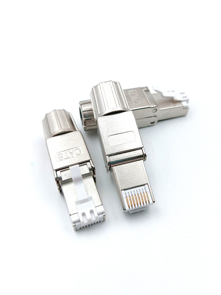 Pressure-Free Cat6 Crystal Head for Home Use, Gigabit Network RJ45 ...