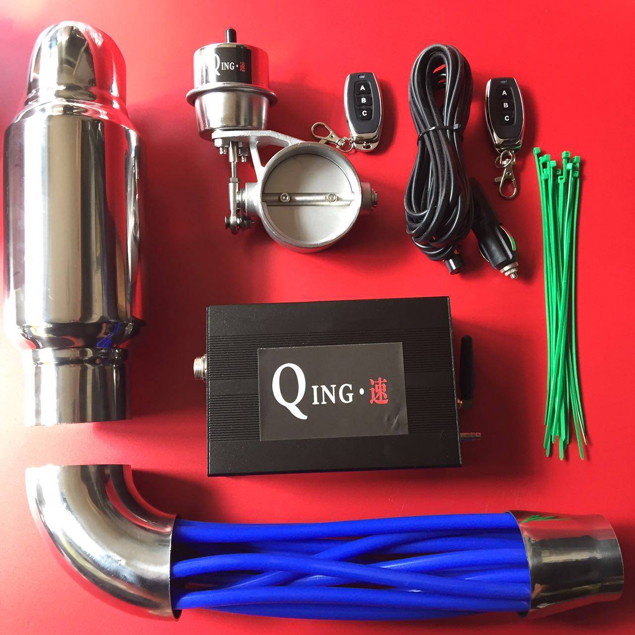 [USD 107.05] Remote control valve car exhaust pipe modification sports ...