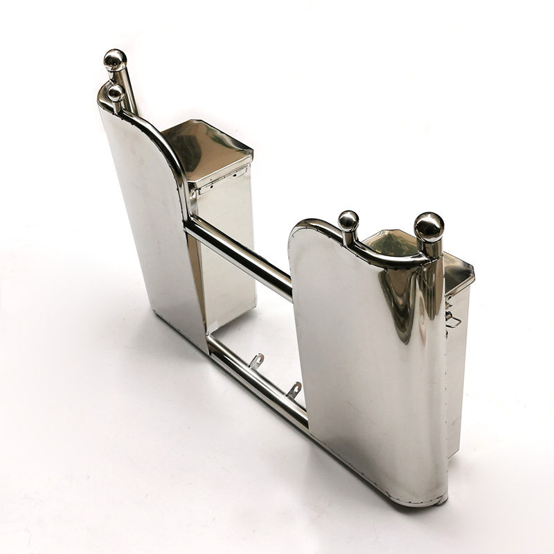 [USD 114.42] Tall Stainless Steel Motorcycle Bumper Front Bumper ...