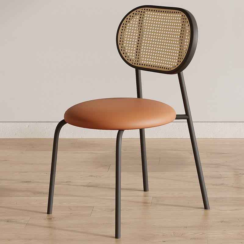 Rattan Chair Nordic Carbon Vegetarian Steel Designer Dining Chair ...
