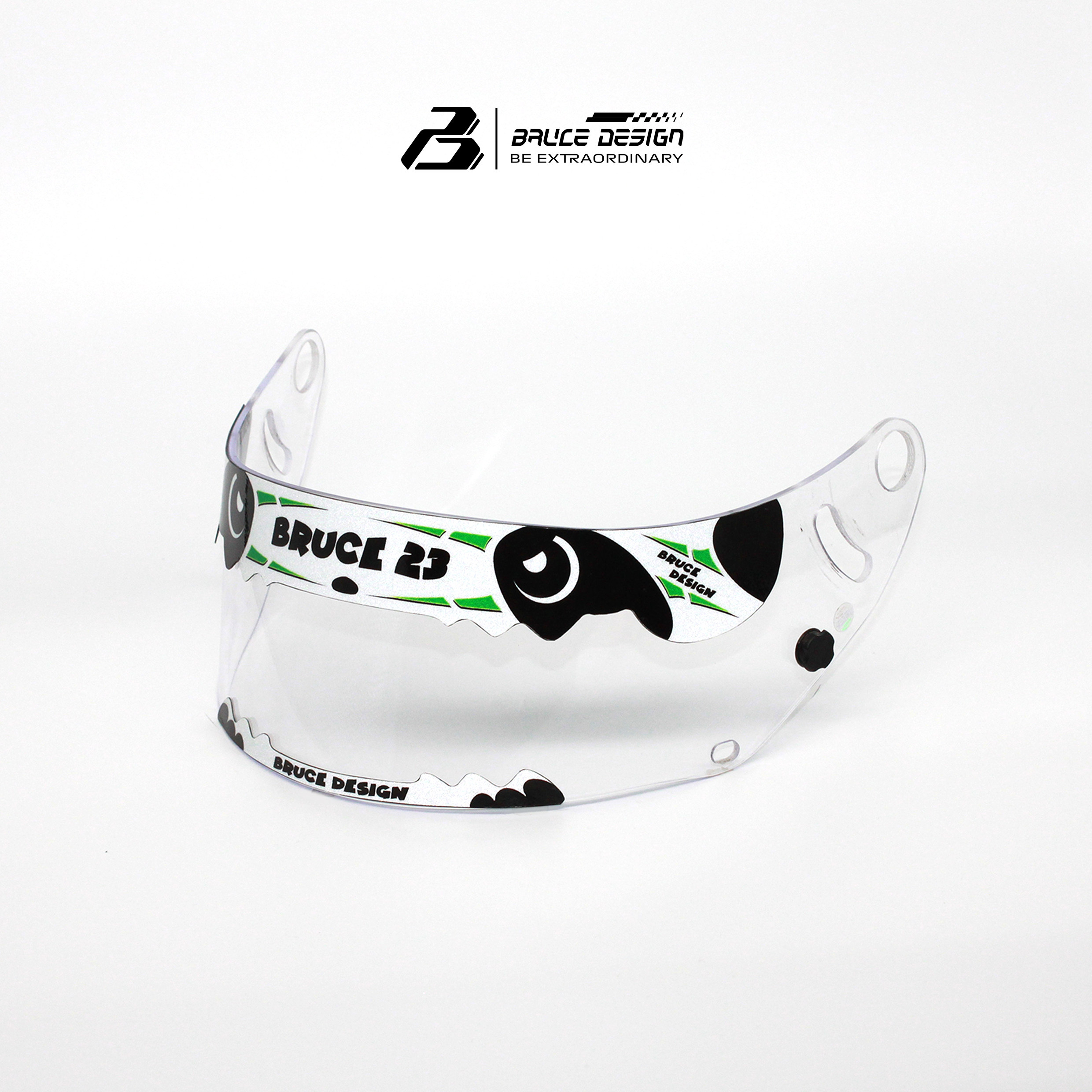 Arai bell sparco rv kart helmet lens sunshade sticker 3m reflective ...