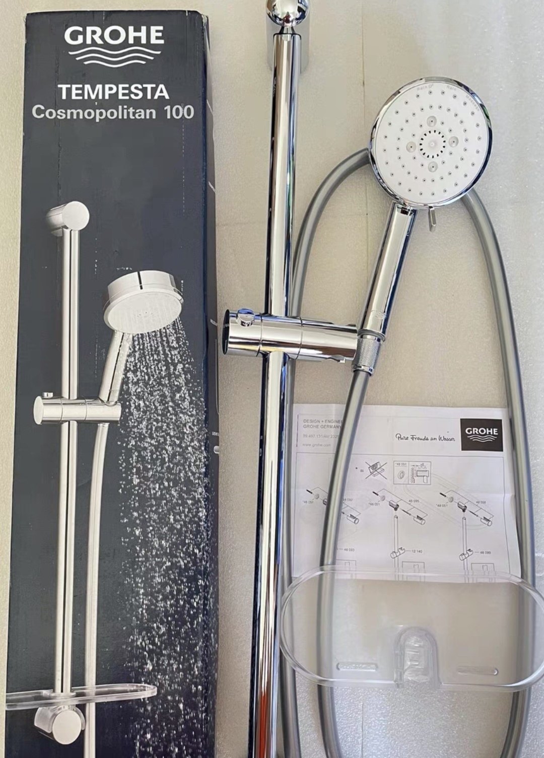 GROHE/高仪2792920c升降杆花洒套件 不含淋浴龙头 三种出水模式