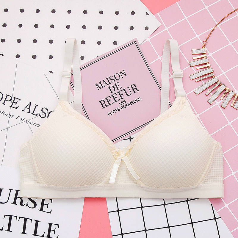 [USD 28.97] Cute Girls Little Bra Wireless Development Junior High ...