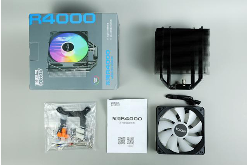 超频三 东海R4000 ARGB CPU散热器四热管适用12代处理器-阿里巴巴
