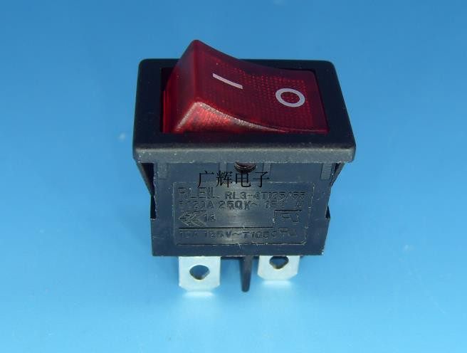 10=45 yuan RL3-4T125 55 Red illuminated RLEIL 10A Boat rocker ping-pong ...