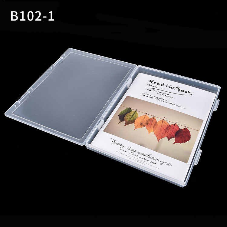 [USD 7.17] A4 file box office graduation certificate storage box semi ...