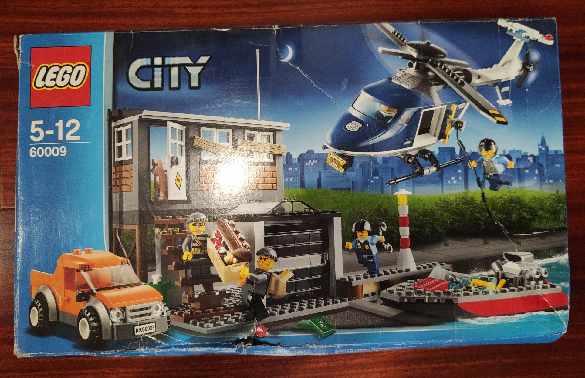 絕版樂高 發順豐 lego 60009 直升機追捕 城市系列