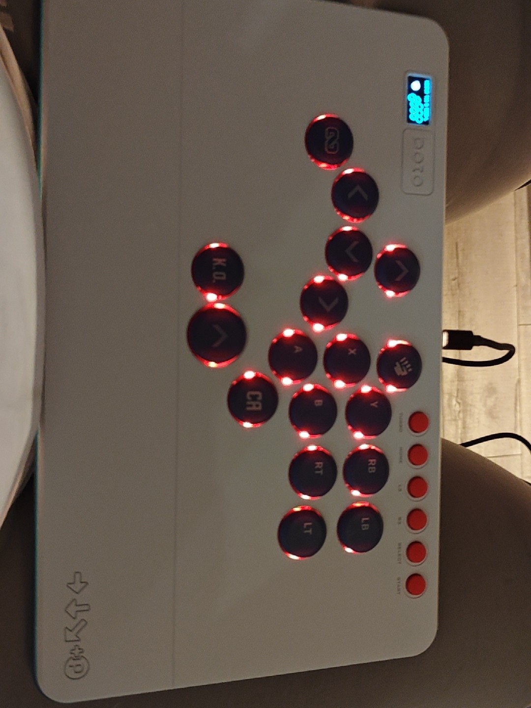 DOIO HITBOX铝合金A4便携游戏键盘 街霸6拳皇15铁拳8摇杆街机格斗支持PS4 PS5 switch PC steam KBGM ...