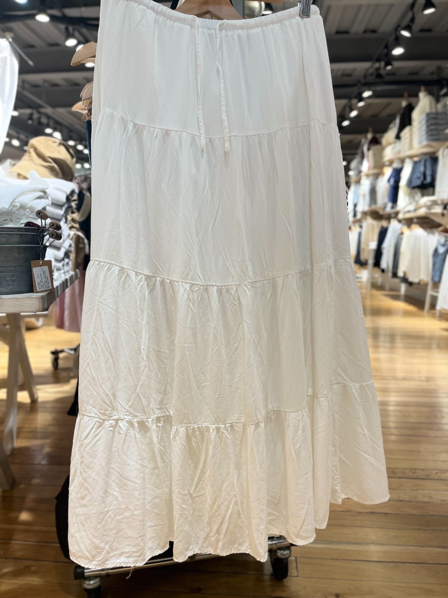 bm nadia skirt系带白色蛋糕长裙 现货-Taobao