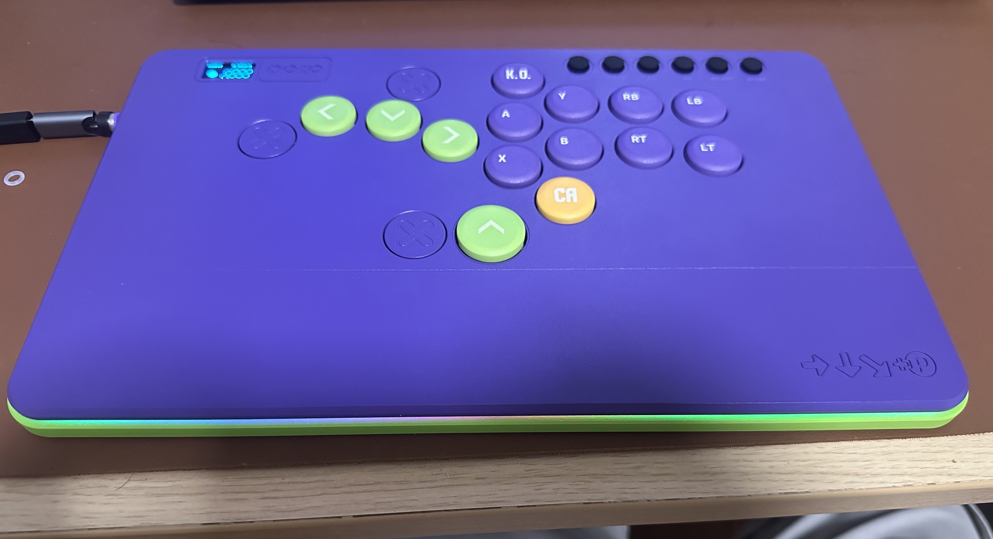 DOIO HITBOX铝合金A4便携游戏键盘 街霸6拳皇15铁拳8摇杆街机格斗支持PS4 PS5 switch PC steam KBGM ...