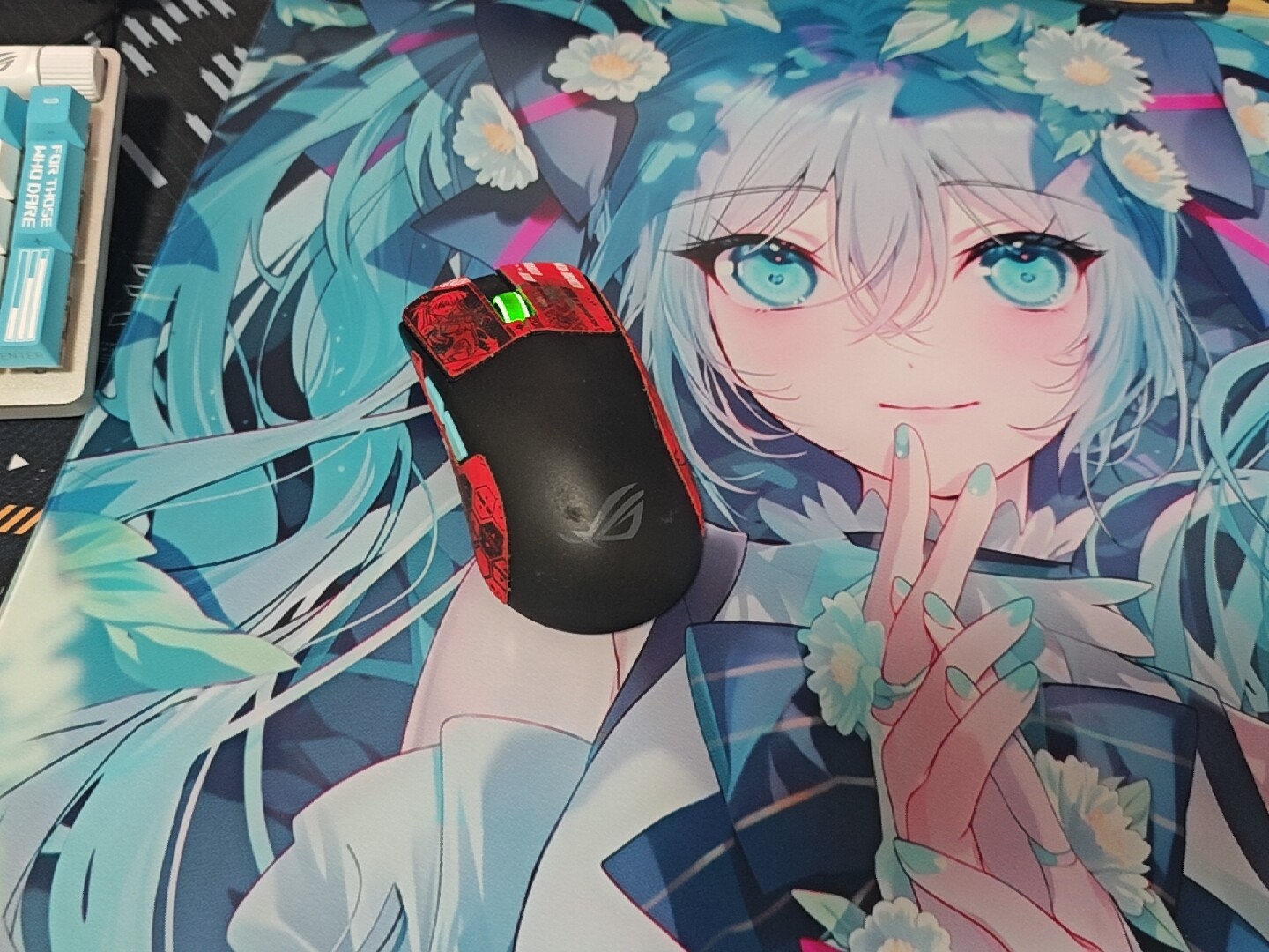 WALLHACK 4.0 初音miku日本限定款电竞钢化玻璃鼠标垫顺滑复刻版评价 - 淘宝网