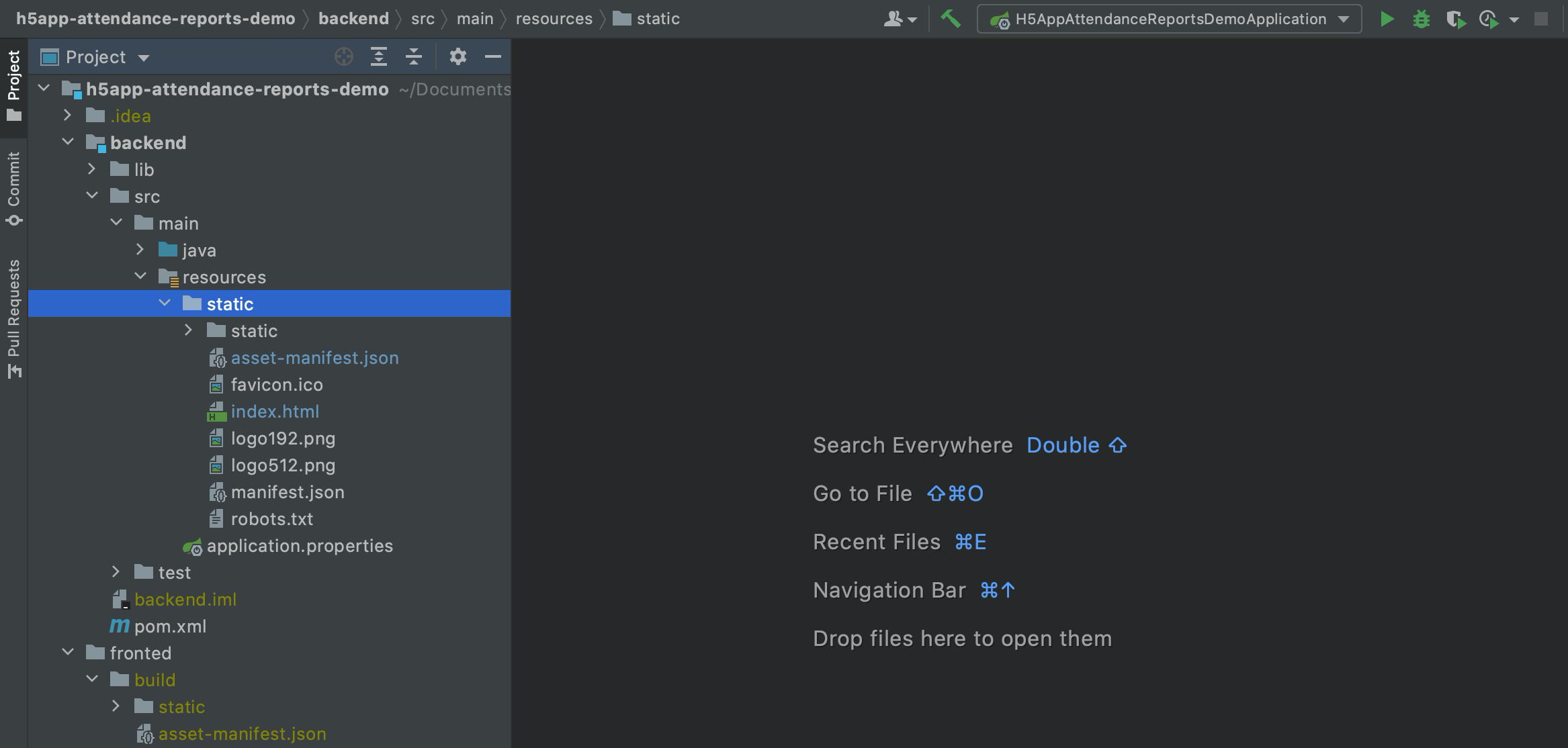 GitHub - open-dingtalk/h5app-attendance-reports-demo: 考勤智能统计