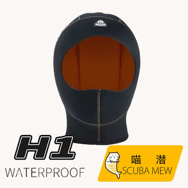 喵潜Waterproof H1湿衣头套深度测评｜3/5-5/7mm保暖领封潜水必备？-潜水帽-淘宝好物网