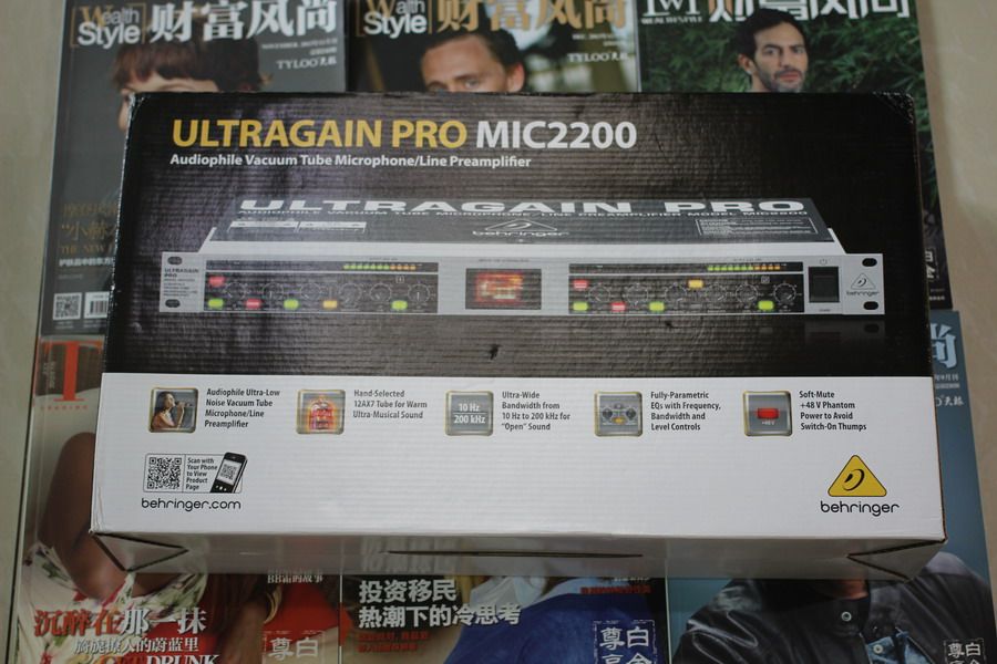 Купить Микрофонный усилитель 德国百灵达 behringer ultragain pro mic2200 ...