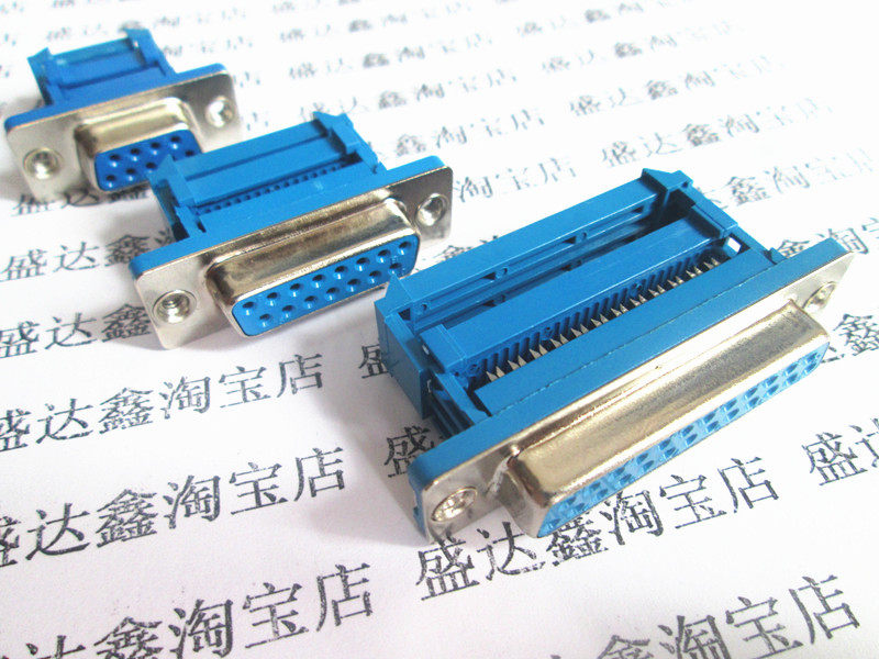 DIDC-DB25 Female Head Solder-Free Pressing Type DB25 Hole Parallel Port ...