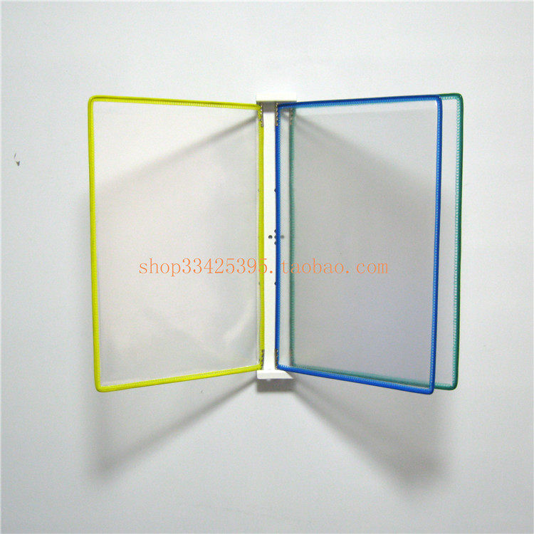 3-page SOP display stand Standard operation instruction book Wall ...