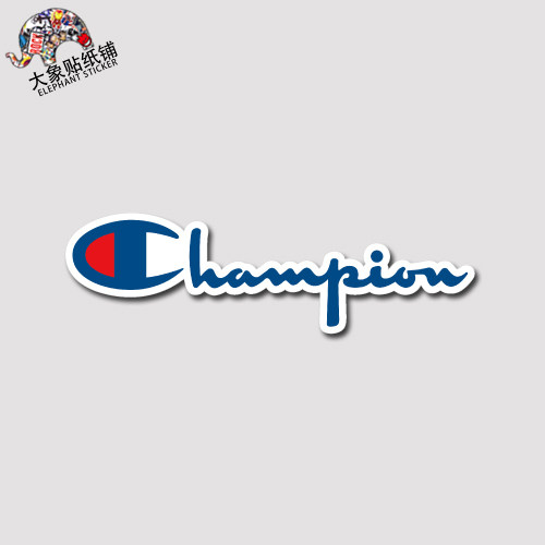 CHAMPION Sticker Tide brand logo sticker trolley case sticker suitcase ...